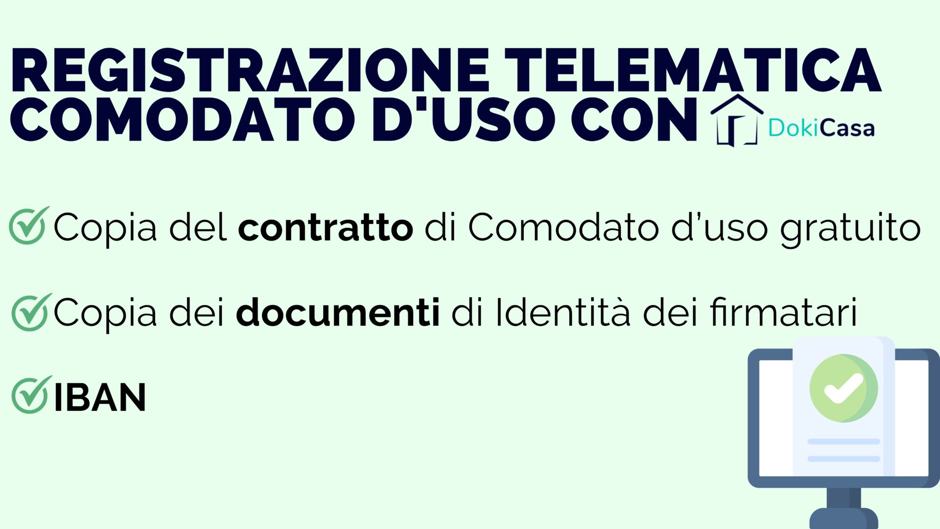 Come registrare online un Comodato d’uso | Blog DokiCasa